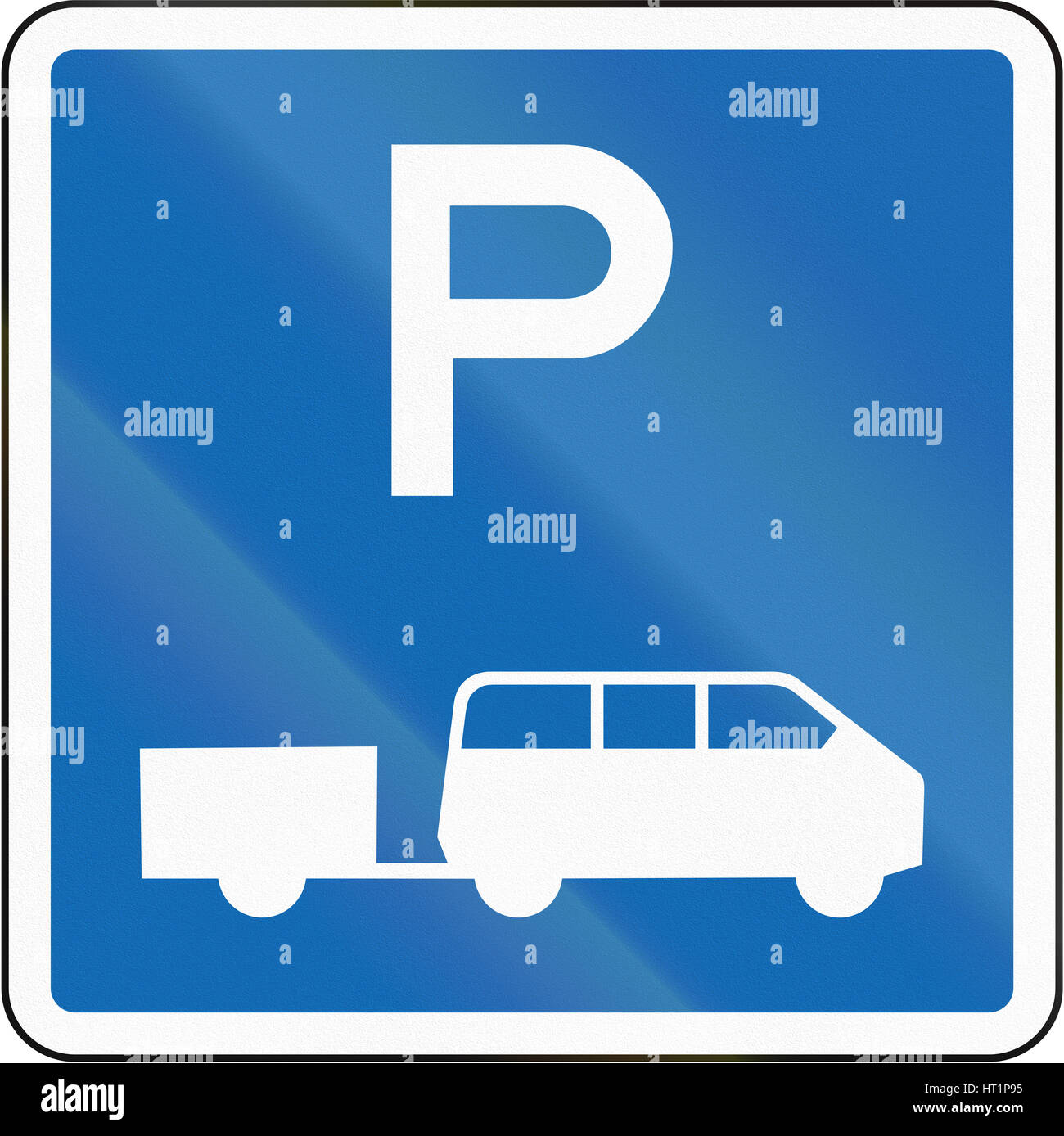 New Zealand road sign - Parking zone for shuttles with no time limit ...