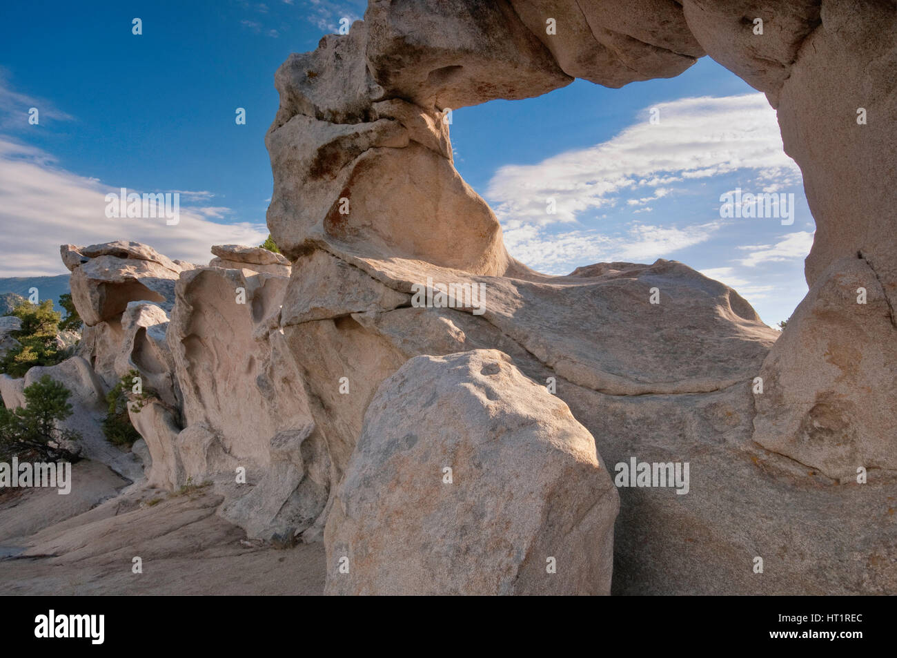 Window Rock at City of Rocks National Preserve, Idaho, USA Stock Photo ...