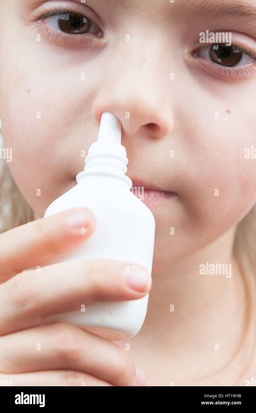 Nose spray hi-res stock photography and images - Alamy