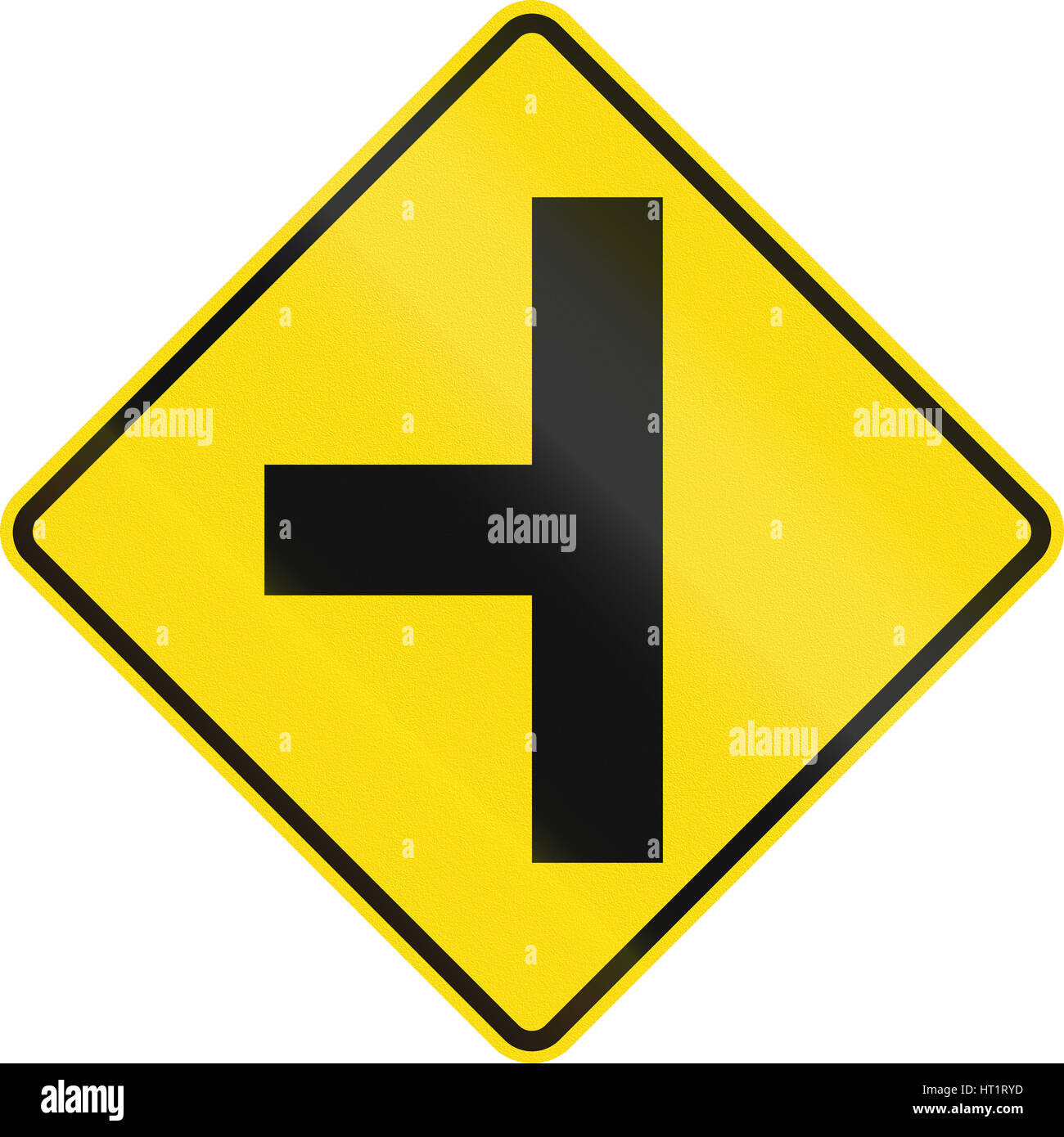 Uncontrolled junction sign hi-res stock photography and images - Alamy
