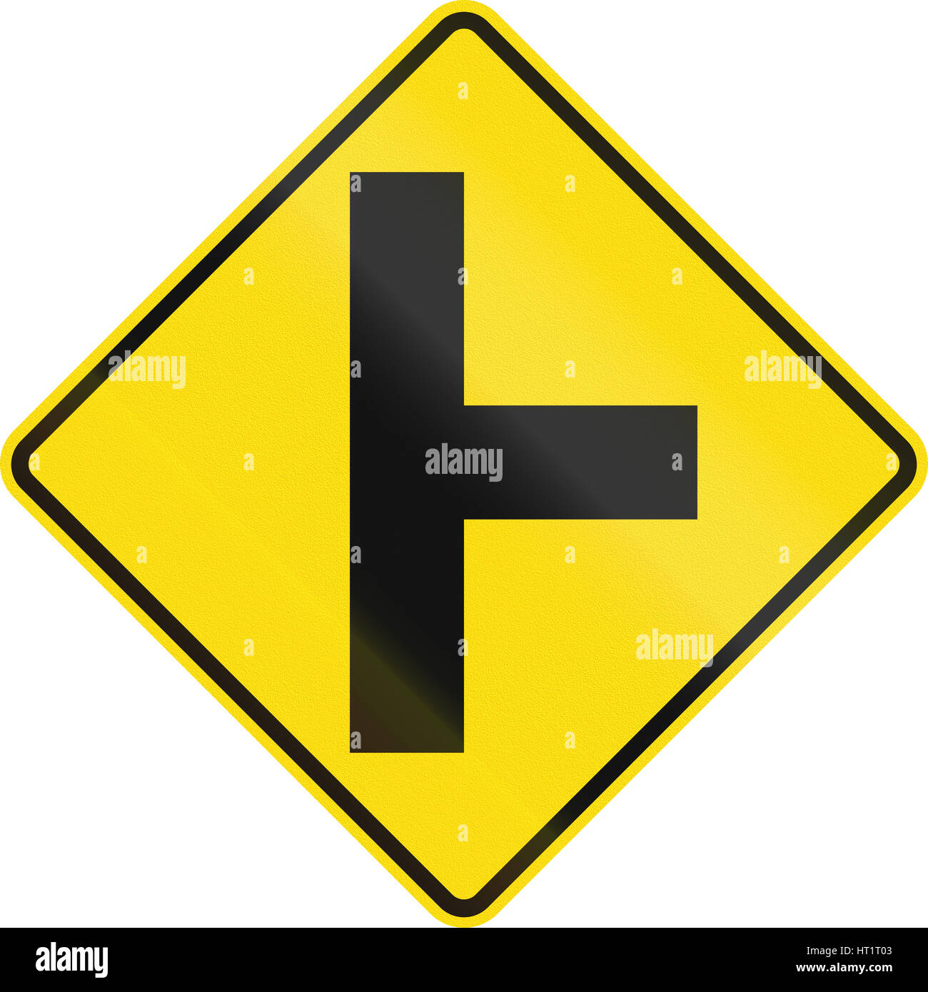 Uncontrolled junction sign hi-res stock photography and images - Alamy