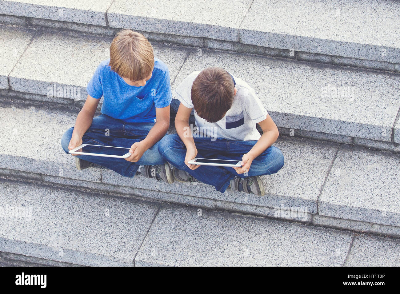 Child Computer Back View School High Resolution Stock Photography and ...