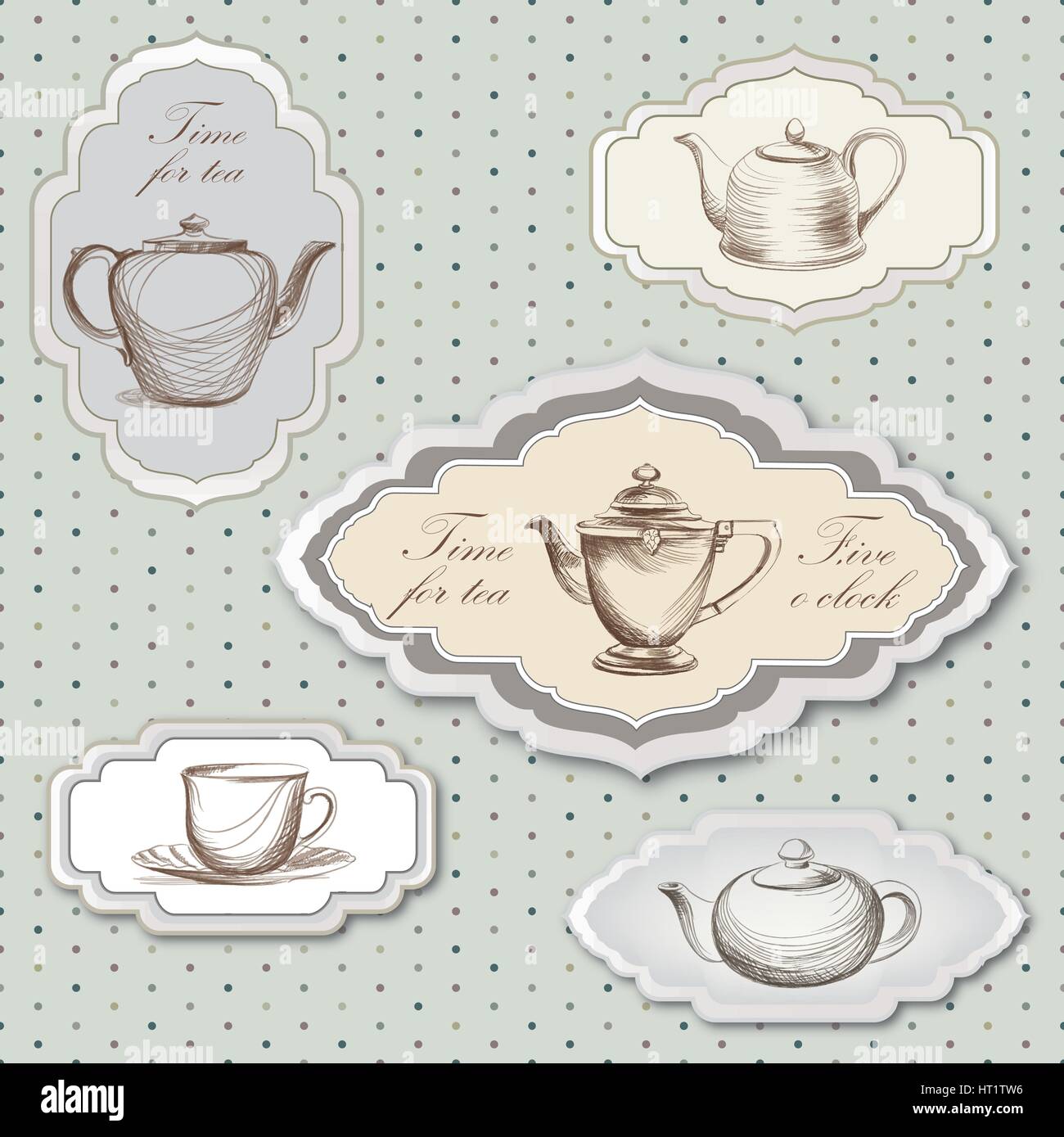 Antique tea shop cafe in hi-res stock photography and images - Alamy