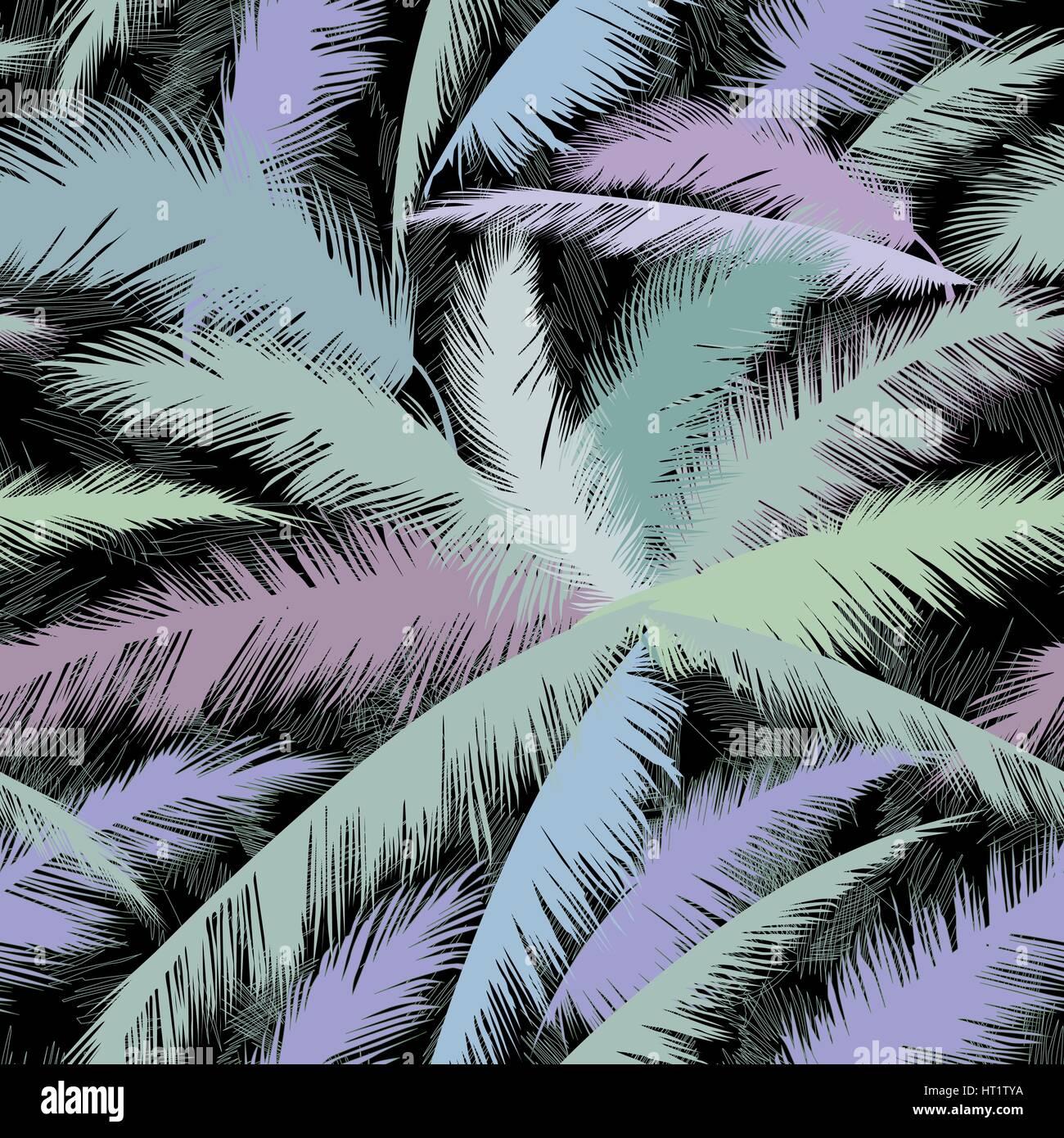 Floral pattern with leaves, Leaf swirl seamless background. Nature ...