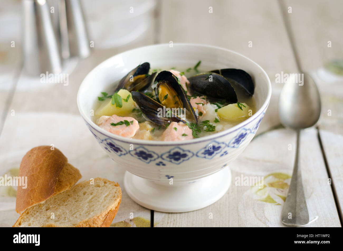 Creamy soup made fresh hi-res stock photography and images - Alamy