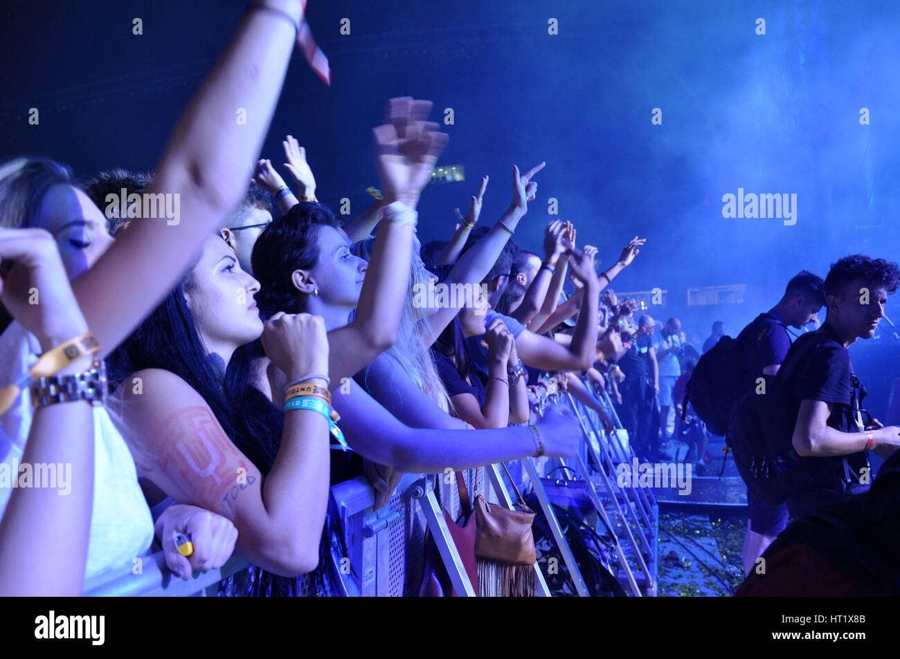People having fun concert in hi-res stock photography and images - Alamy