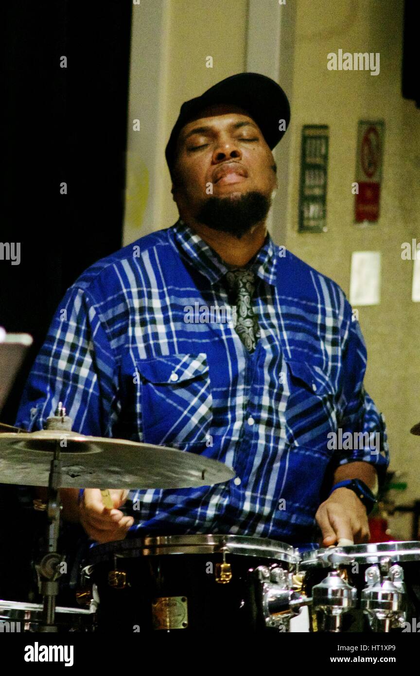 Terreon Gully, Watermill Jazz Club, Dorking, Surrey, Jan 2016. Artist ...