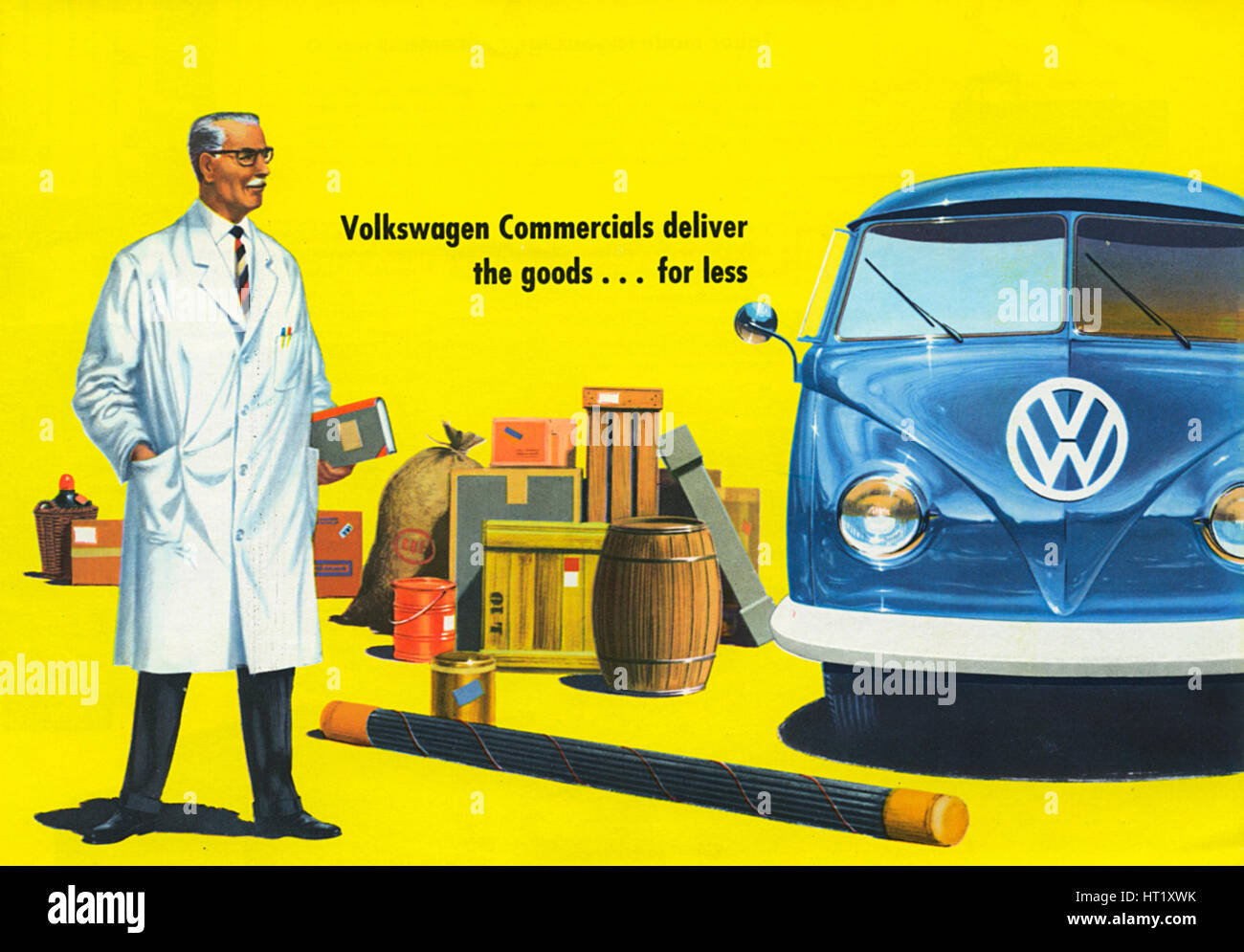 Volkswagen advertisement 1960 hi-res stock photography and images - Alamy