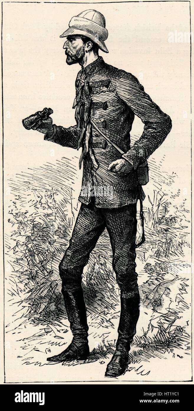 Lord Chelmsford', British soldier, 1896. Artist: Unknown Stock Photo ...