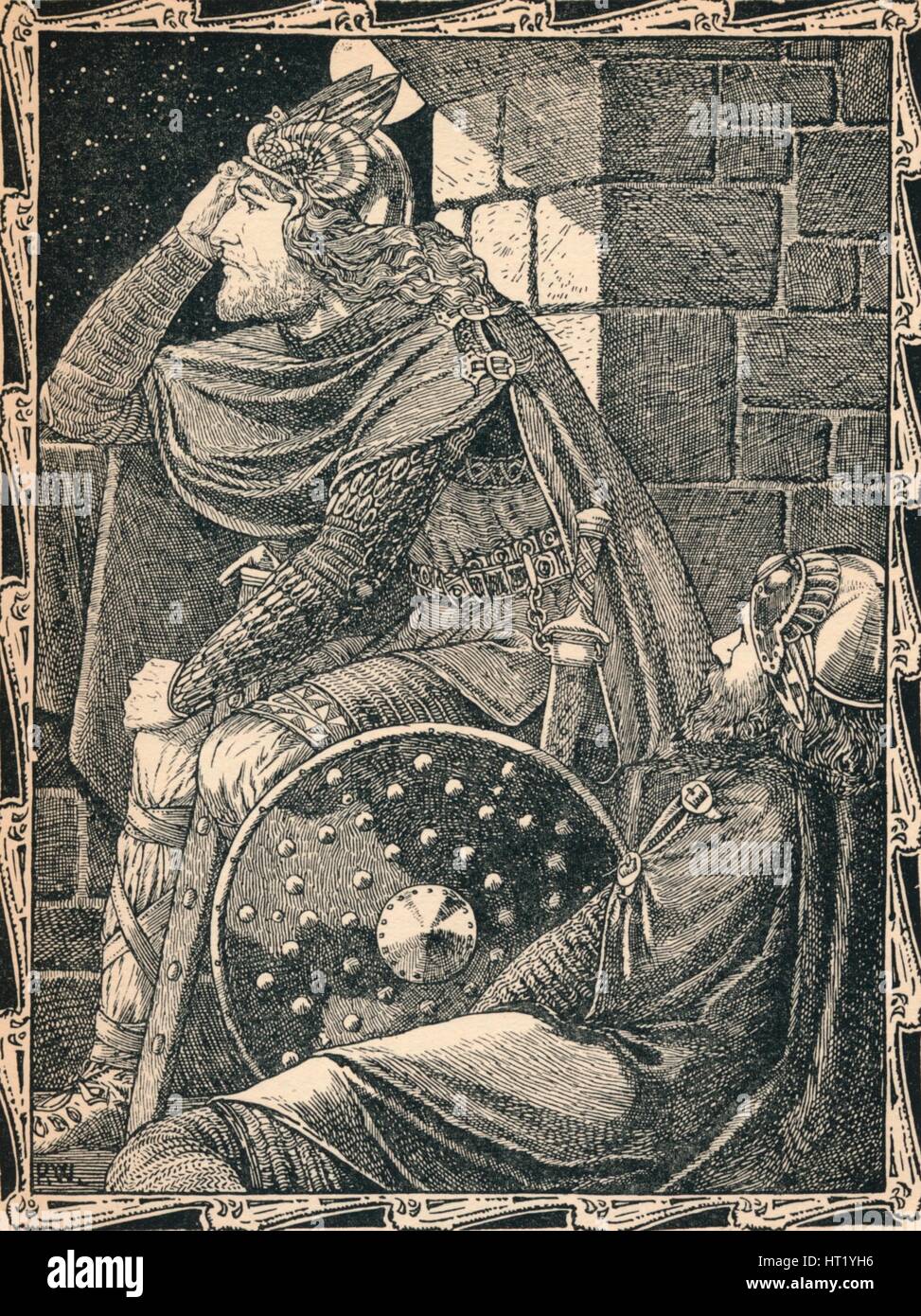 Hereward The Wake At Ely, 1902. Artist: Patten Wilson Stock Photo - Alamy