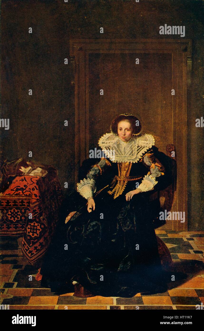 Portrait of a Lady, 1632, (1909) Artist: Thomas de Keyser Stock Photo ...