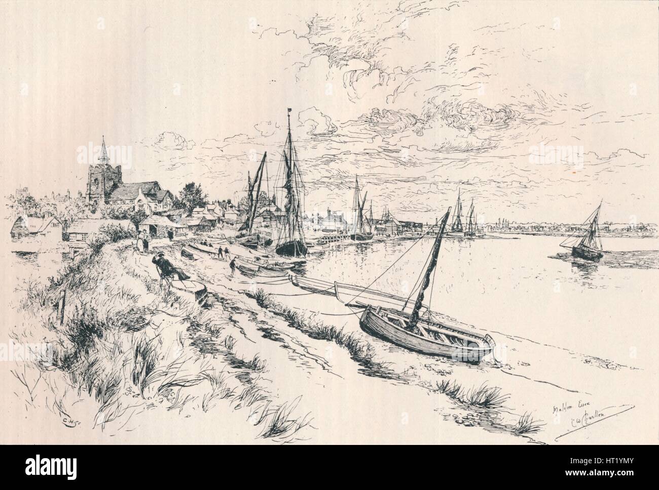 Maldon, Essex, c1879-1898, (1898). Artist: Edward William Charlton ...