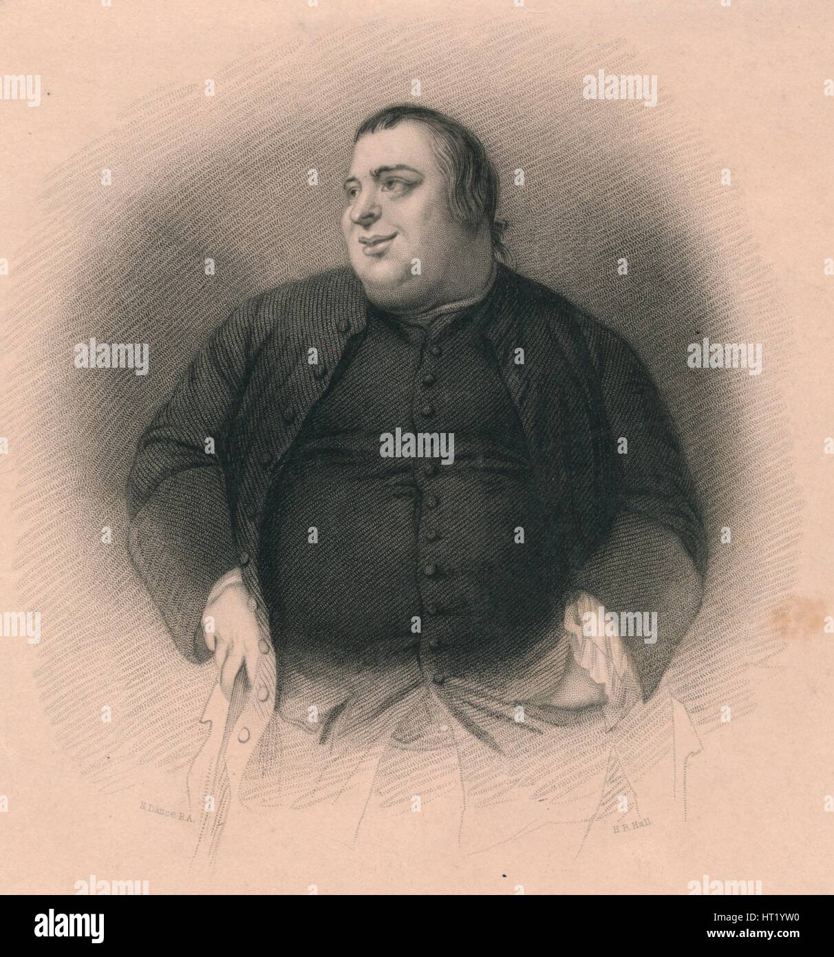 Francis Grose, (1731-1791), 19th century. Artist: Henry Bryan Hall I ...