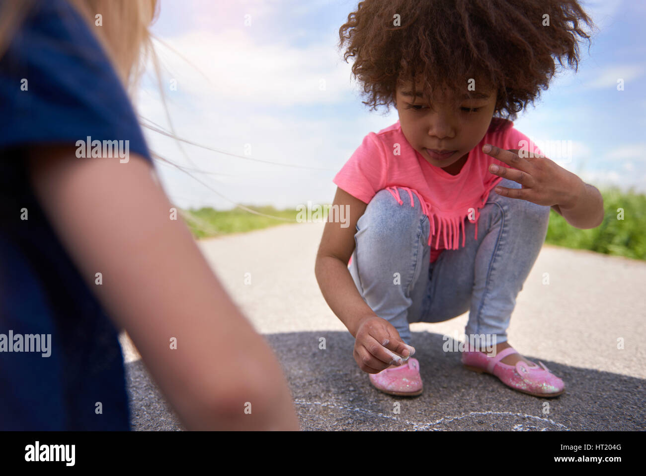 Playing with the best friend Stock Photo - Alamy
