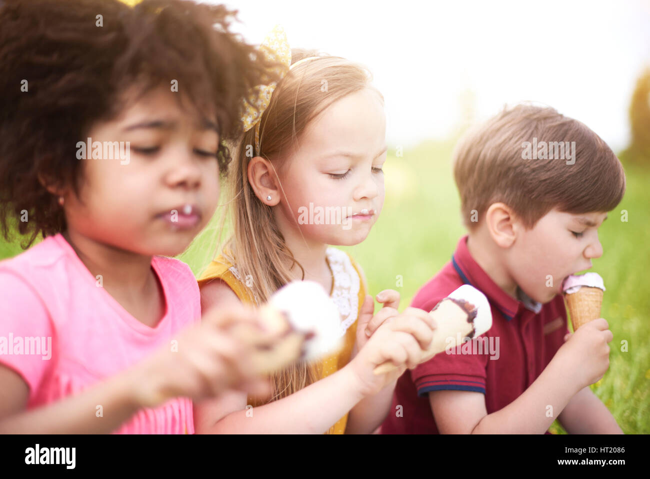 Favourite snack for little kids Stock Photo - Alamy