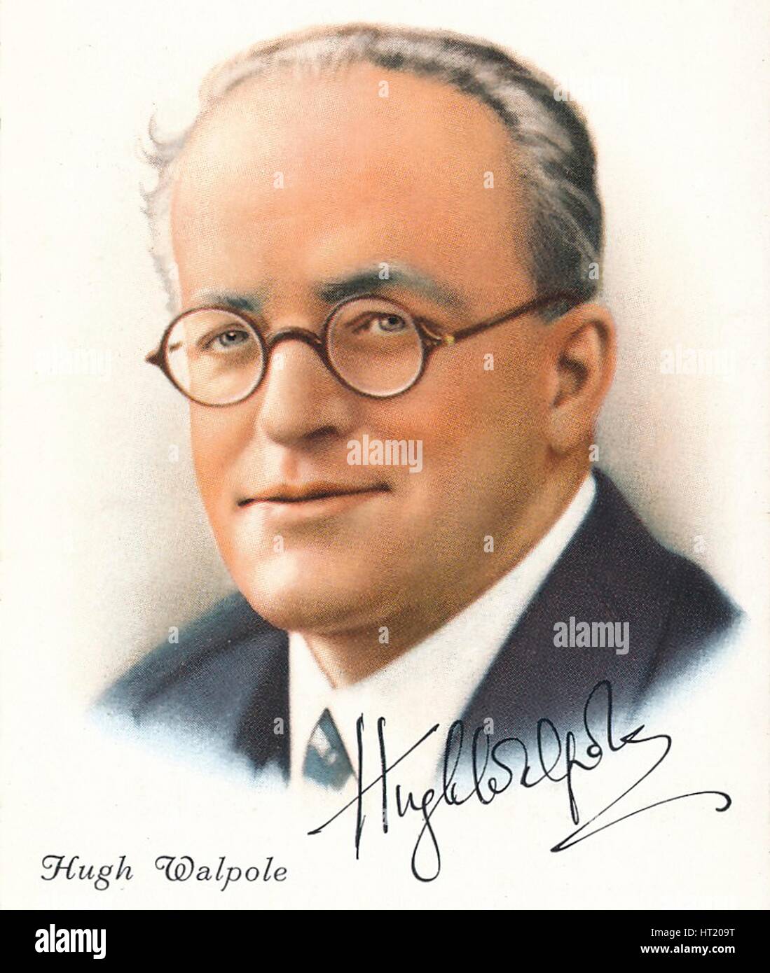 Hugh Walpole, 1937. Artists: Unknown, WD & HO Wills Stock Photo - Alamy