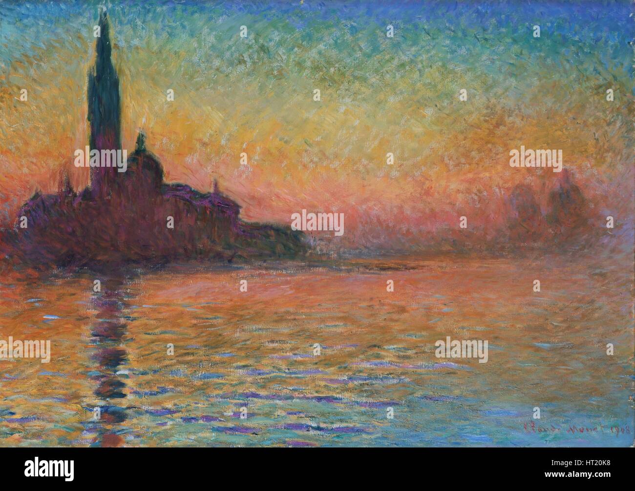 San giorgio maggiore at dusk monet hi-res stock photography and images ...