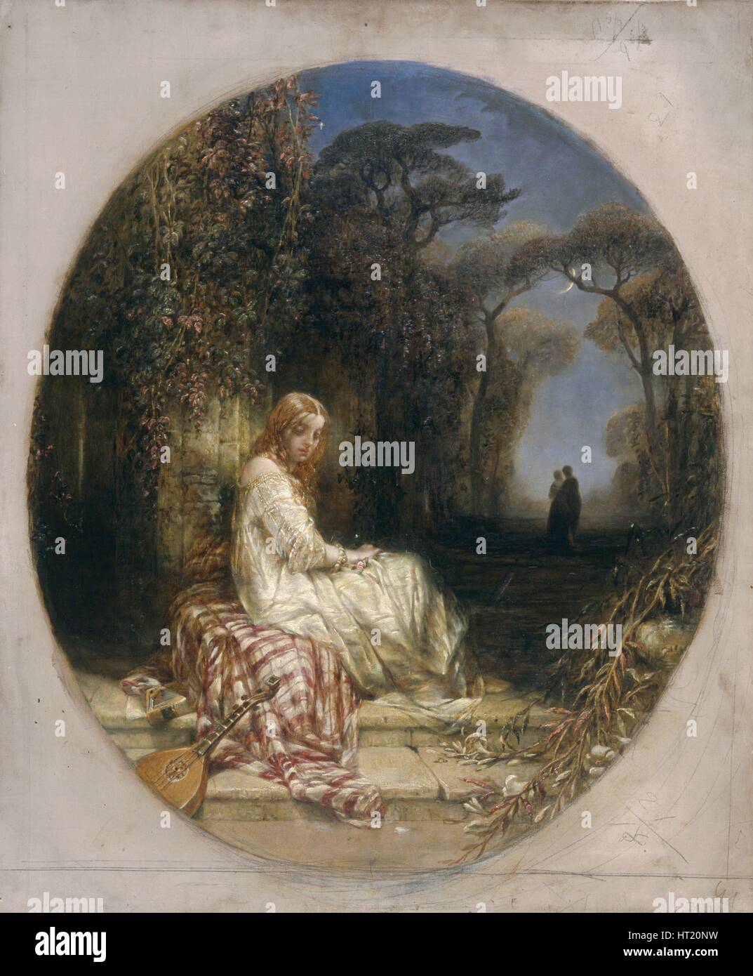 'She never told her love', 1825-1892. Artist: Alfred Joseph Woolmer ...