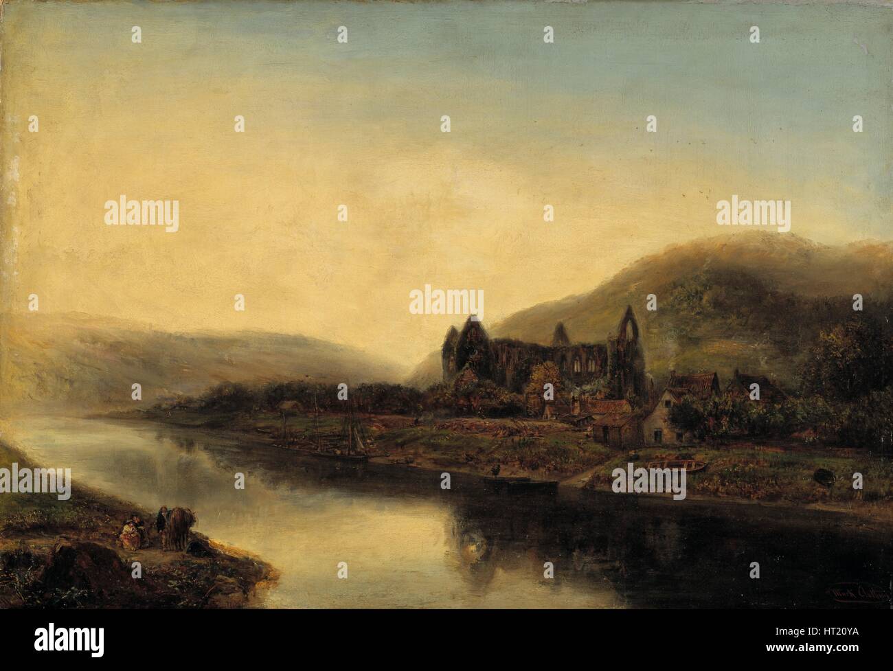 'Tintern Abbey', 1837-1886. Artist: Henry Mark Anthony Stock Photo - Alamy