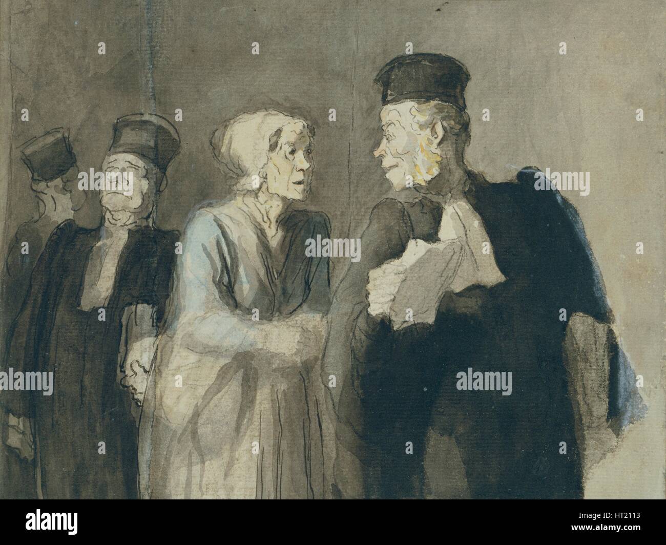 Daumier honore lawyer hi-res stock photography and images - Alamy