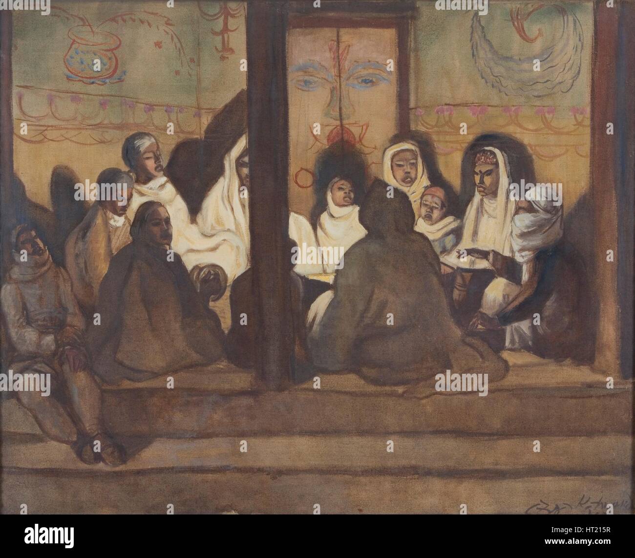 'Music for Ganesha', 1929. Artist: Charles Winzer Stock Photo - Alamy