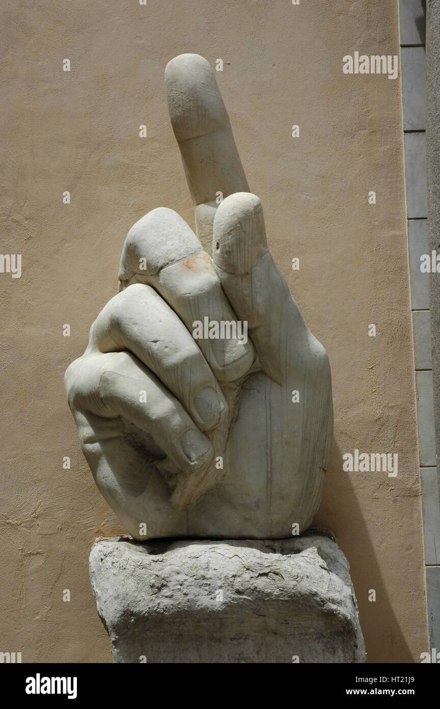 Hand of roman emperor constantine hi-res stock photography and images ...