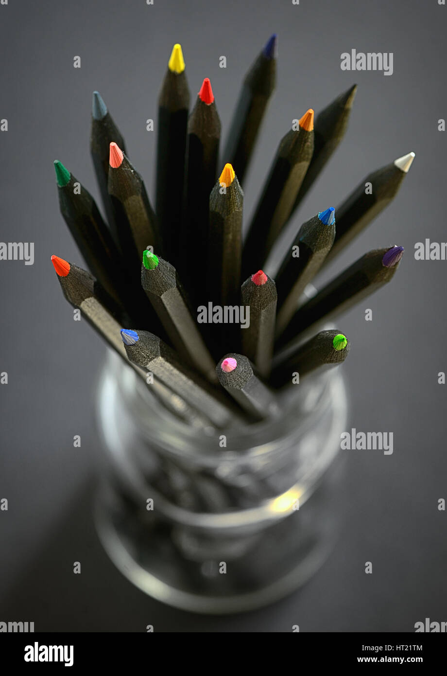 Black pencils hi-res stock photography and images - Alamy