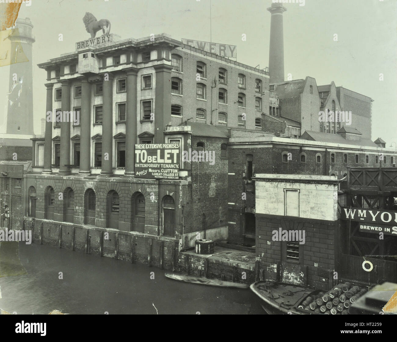 The Lion Brewery, Belvedere Road, Lambeth, London, 1928. Artist ...