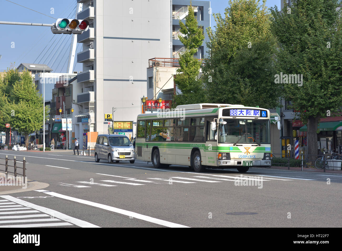 Japanese bus stop hi-res stock photography and images - Alamy