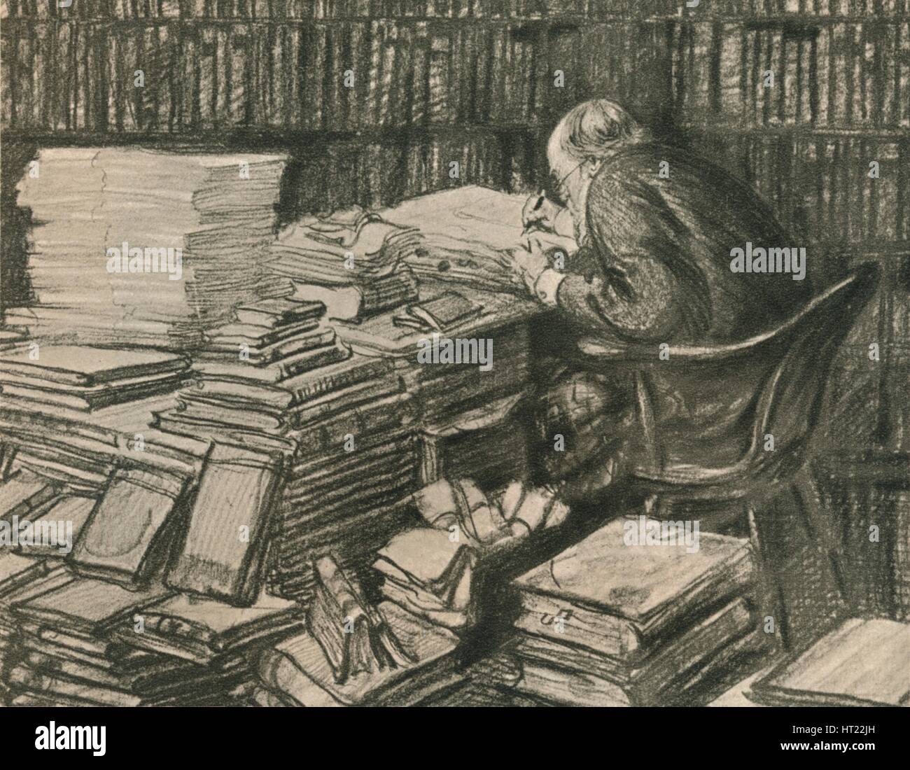 'Ex Libris', c1924. Artist: Edward Frank Gillett Stock Photo - Alamy