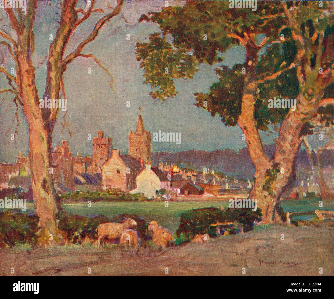 'Kirkcudbright', c1919. Artist: James Hamilton Mackenzie Stock Photo ...