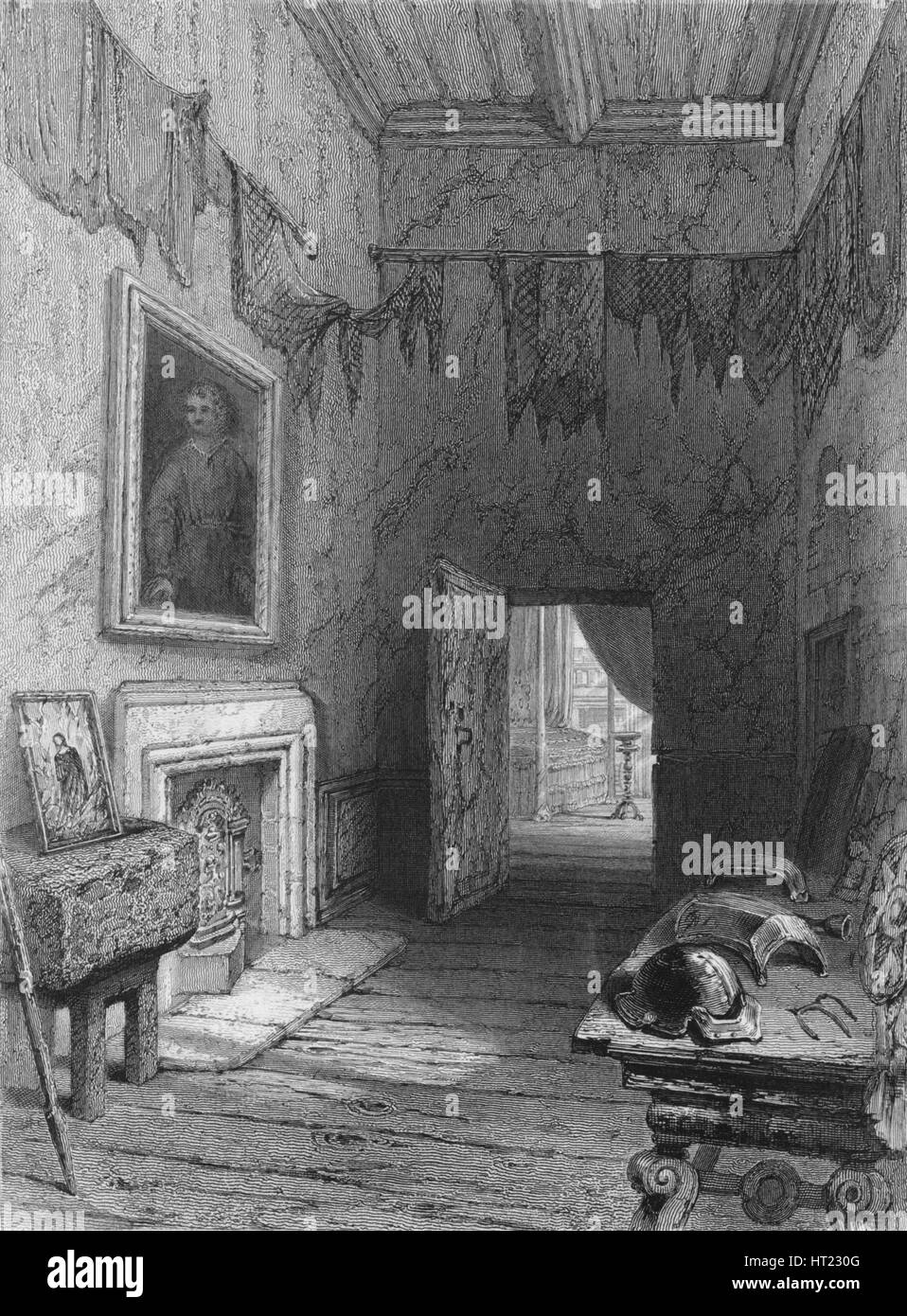 Holyroodhouse palace david rizzio hi-res stock photography and images ...