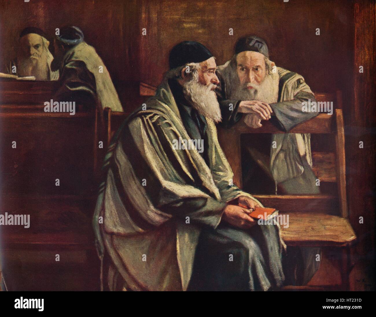 'Jewish Synagogue, Spitalfields', 1935. Artist: William Rothenstein ...