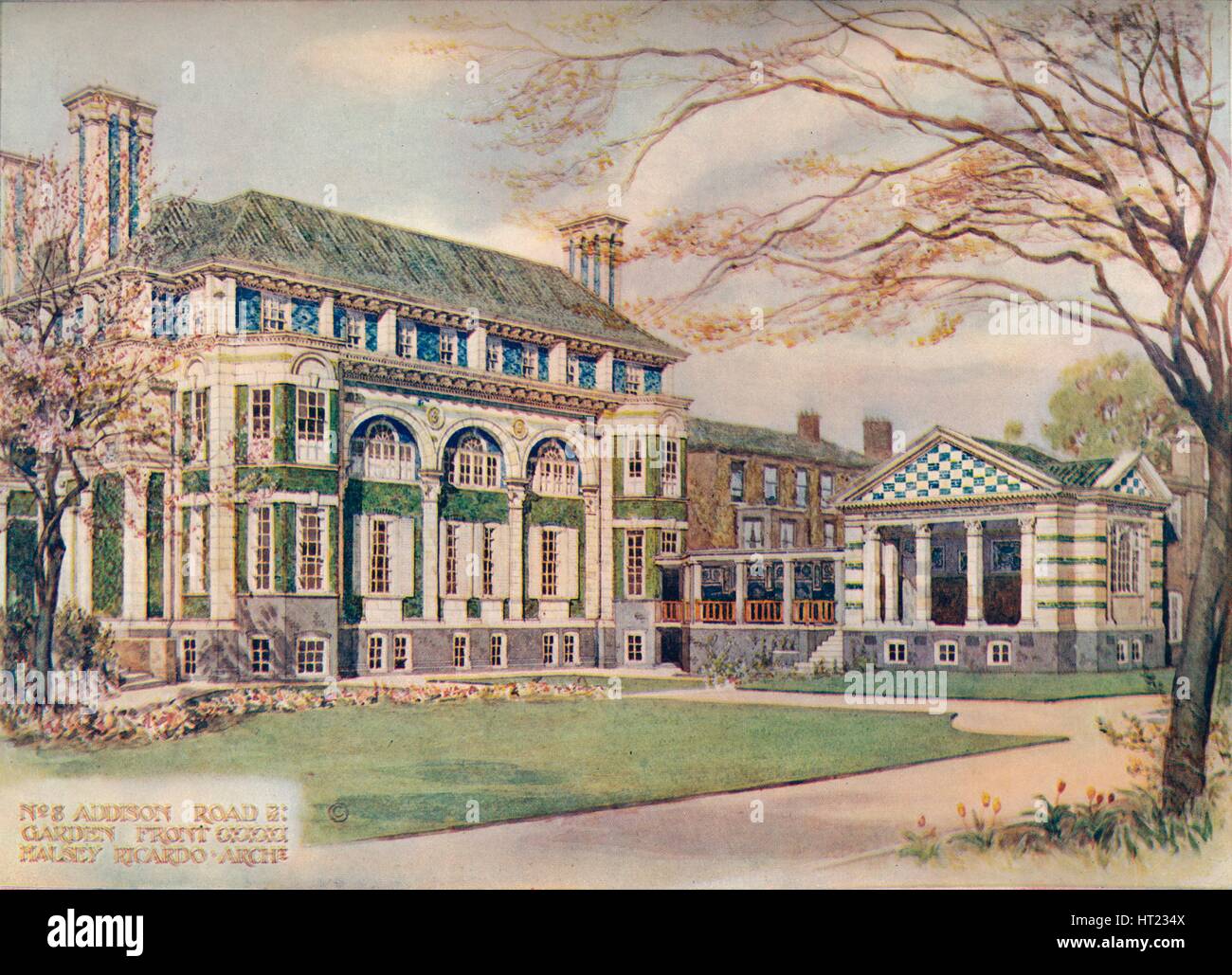 'No. 8 Addison Road, Kensington', 1907. Artist: Thomas Hamilton ...