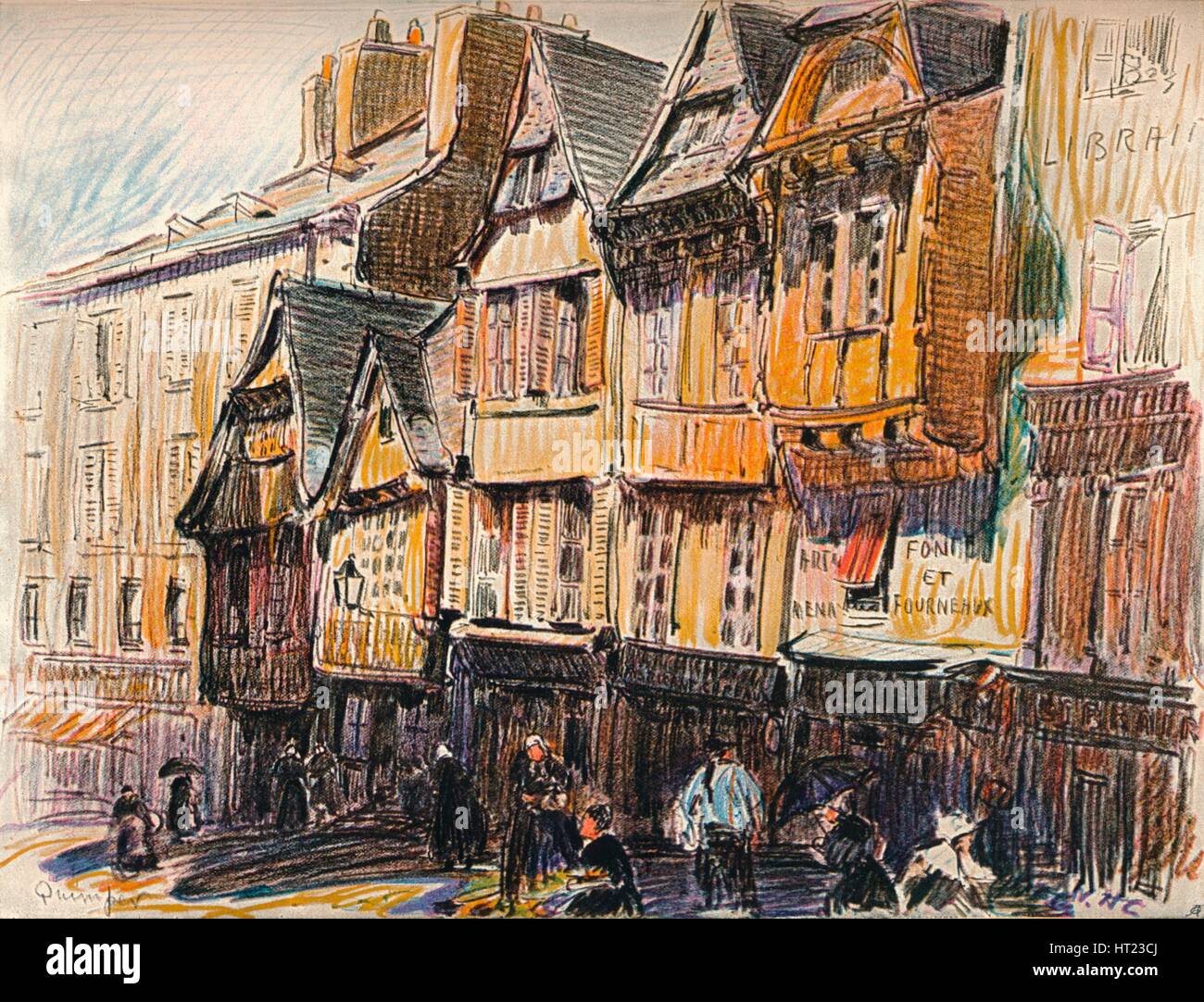 'Quimper', c1908. Artist: William Henry Charlton Stock Photo - Alamy