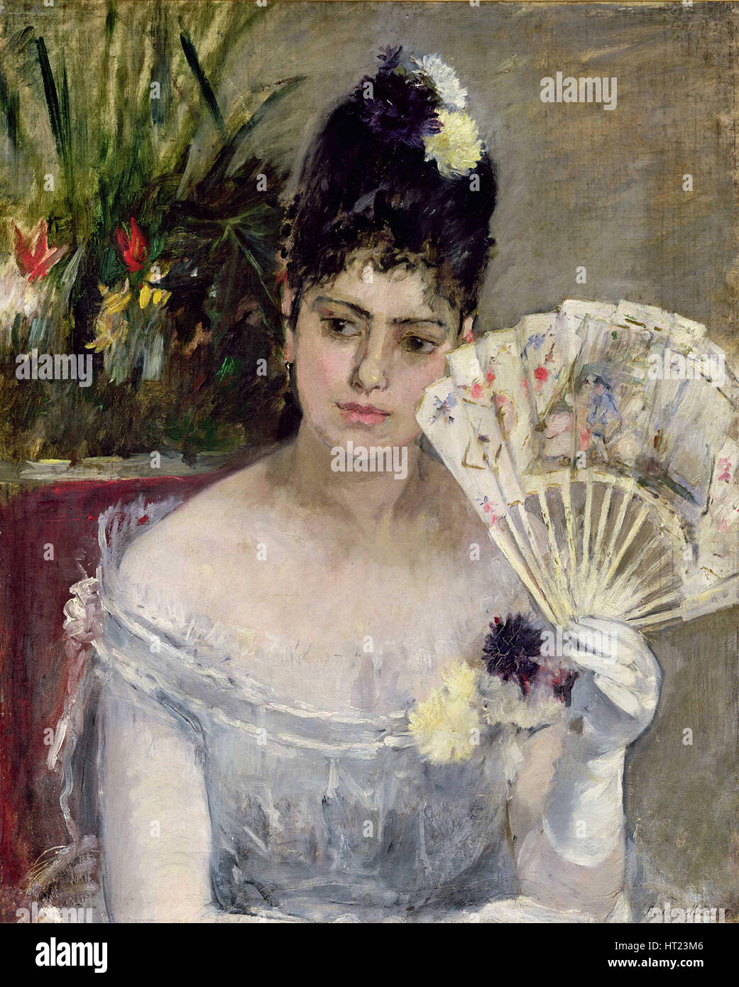 At the ball (Au bal), 1875. Artist: Morisot, Berthe (1841-1895 Stock ...