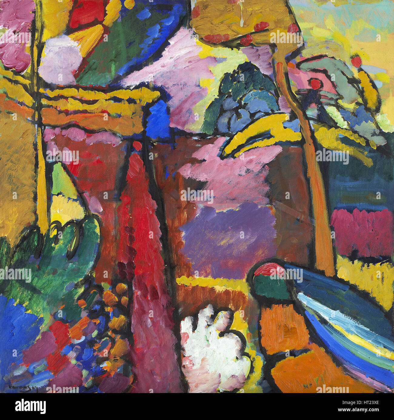 Study for Improvisation V, 1910. Artist: Kandinsky, Wassily Vasilyevich ...