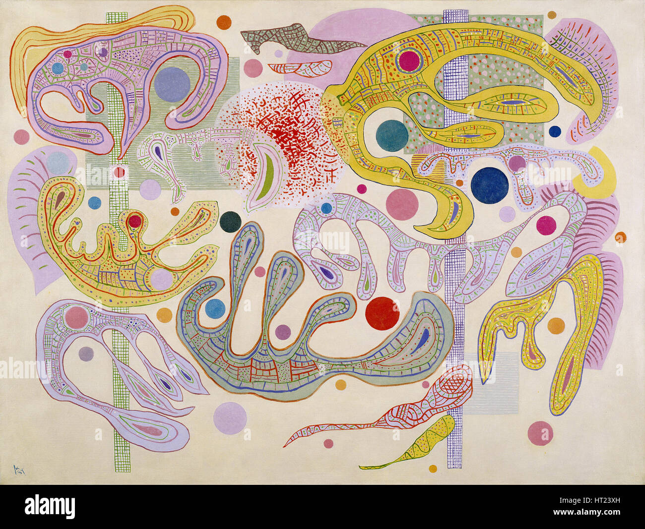 Capricious Forms (Formes capricieuses), 1937. Artist: Kandinsky ...