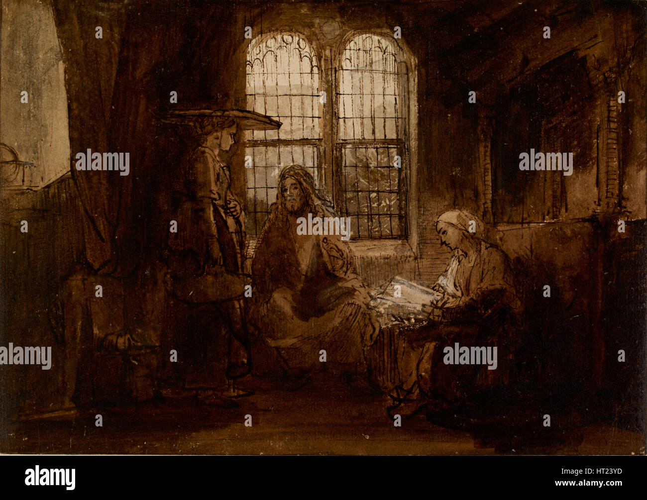 Jesus christ in the house of martha and mary hi-res stock photography and images - Alamy