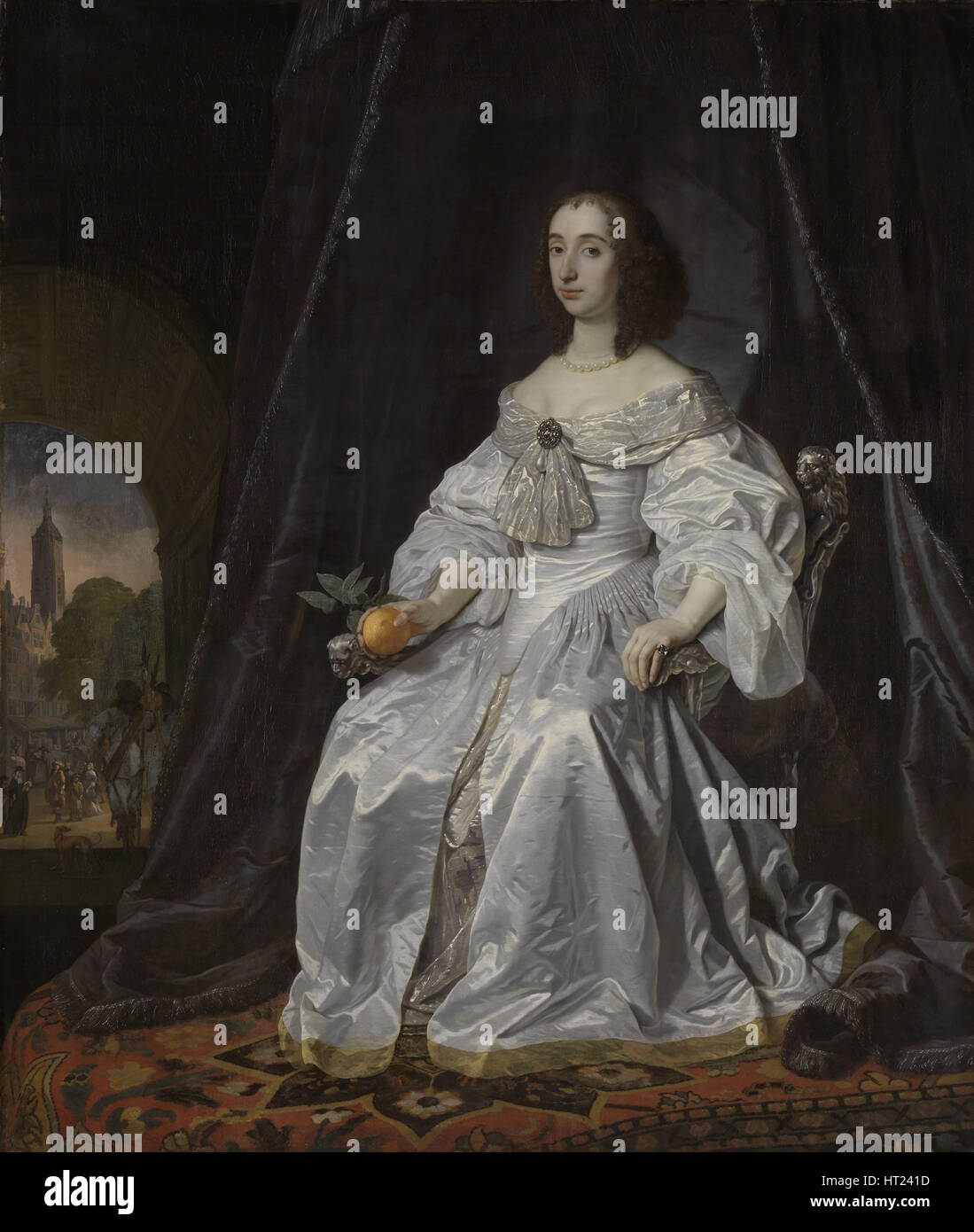 Portrait of Mary Stuart, Princess of Orange (1631-1660), as Widow of ...
