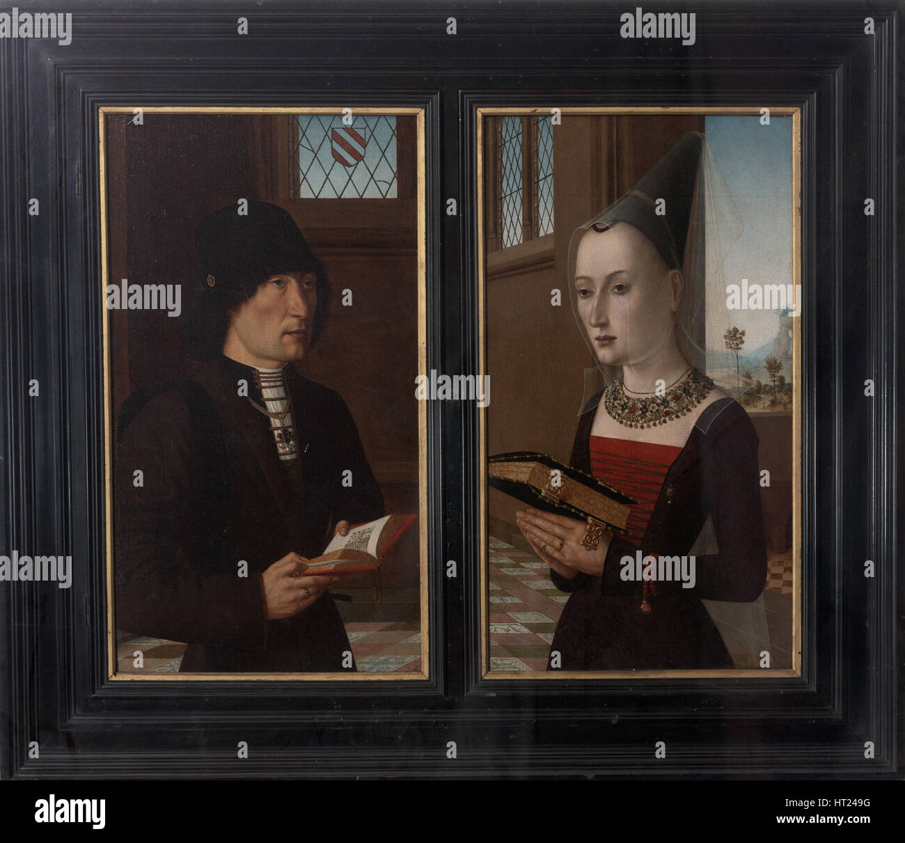 Portraits of the banker Pierantonio Baroncelli and his wife Maria ...