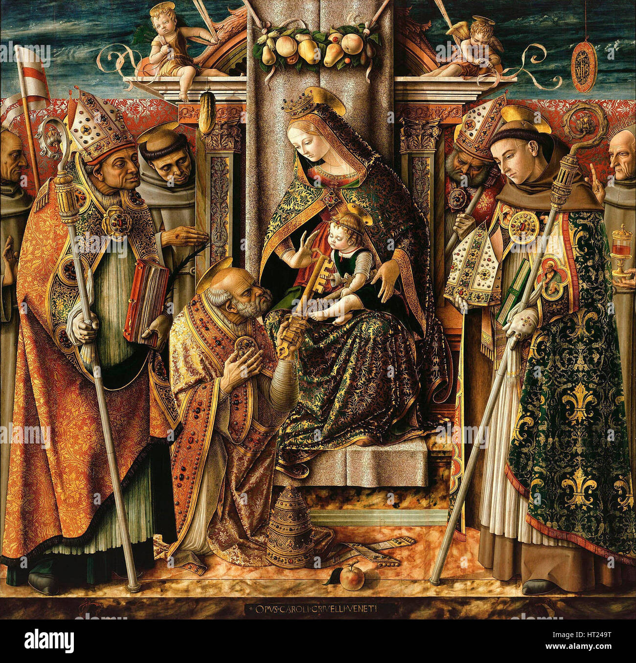 Carlo crivelli saint peter hi-res stock photography and images - Alamy