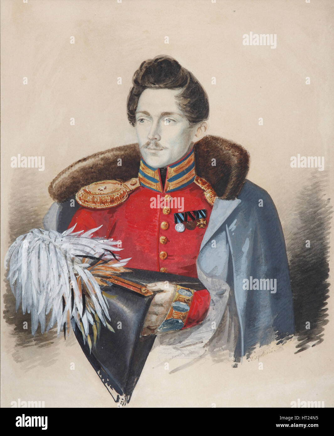 Portrait of Baron Yegor Fyodorovich Tiesenhausen (1800-1850), 1830s ...