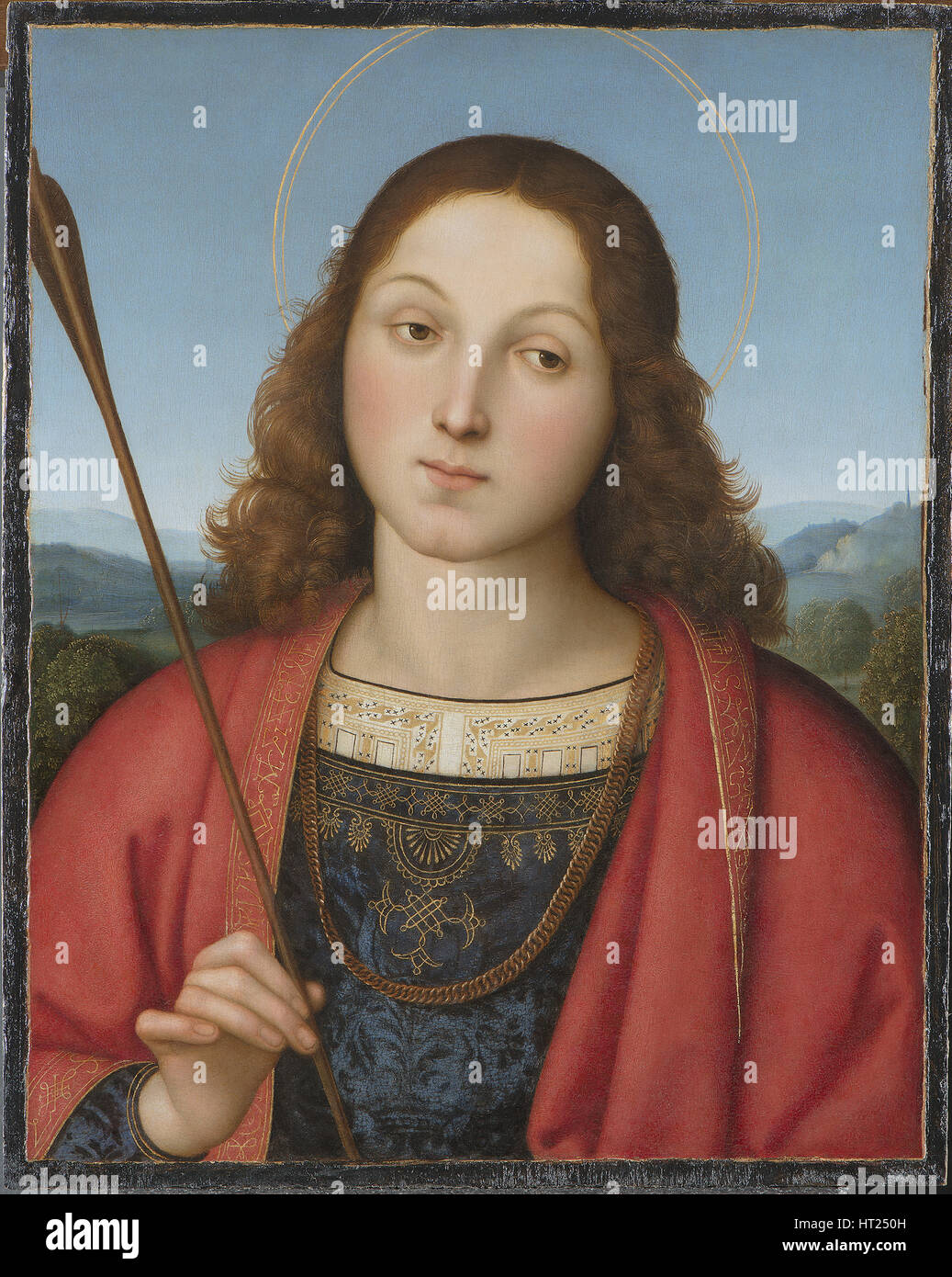 Saint Sebastian, ca 1501-1502. Artist: Raphael (1483-1520 Stock Photo ...