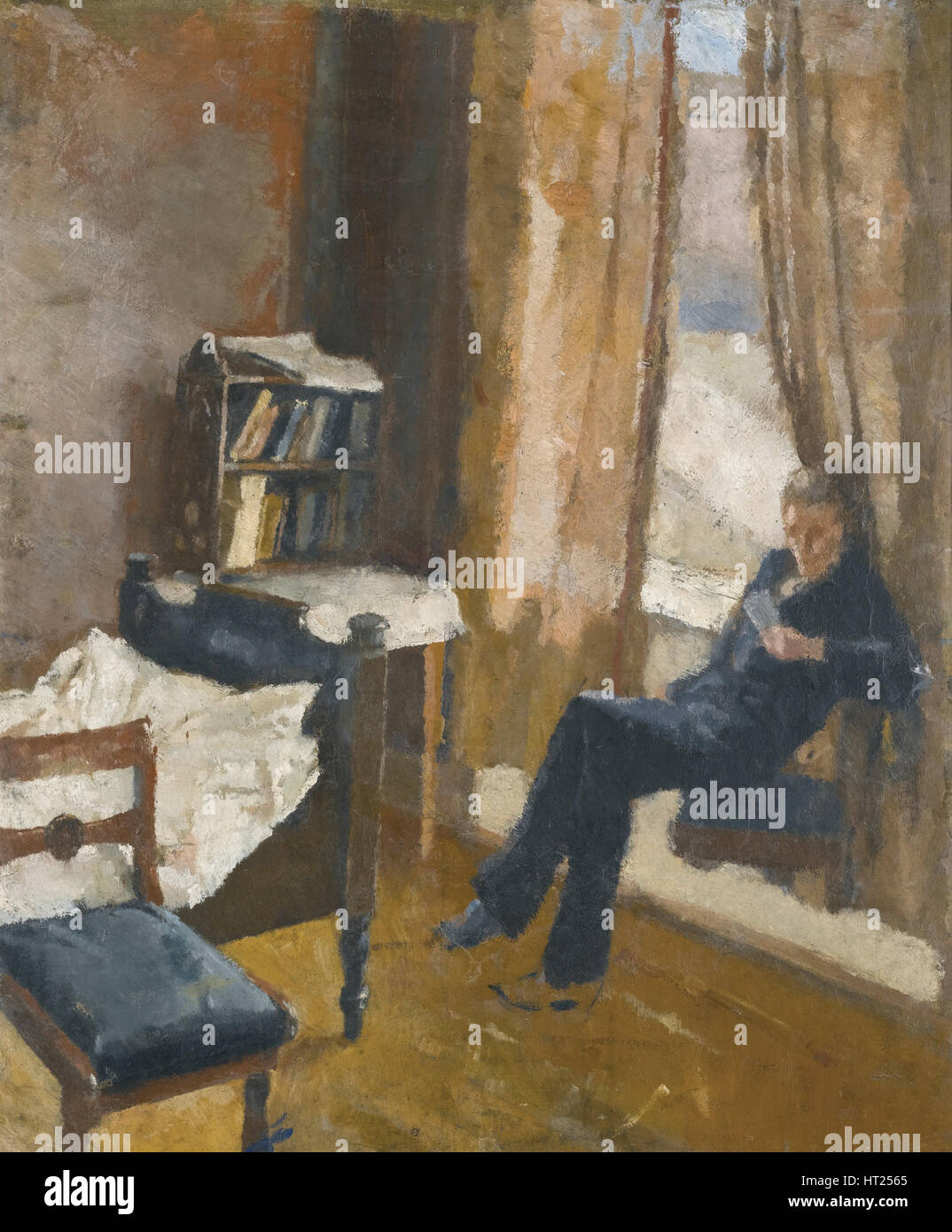 Andreas Reading. Artist: Munch, Edvard (1863-1944 Stock Photo - Alamy