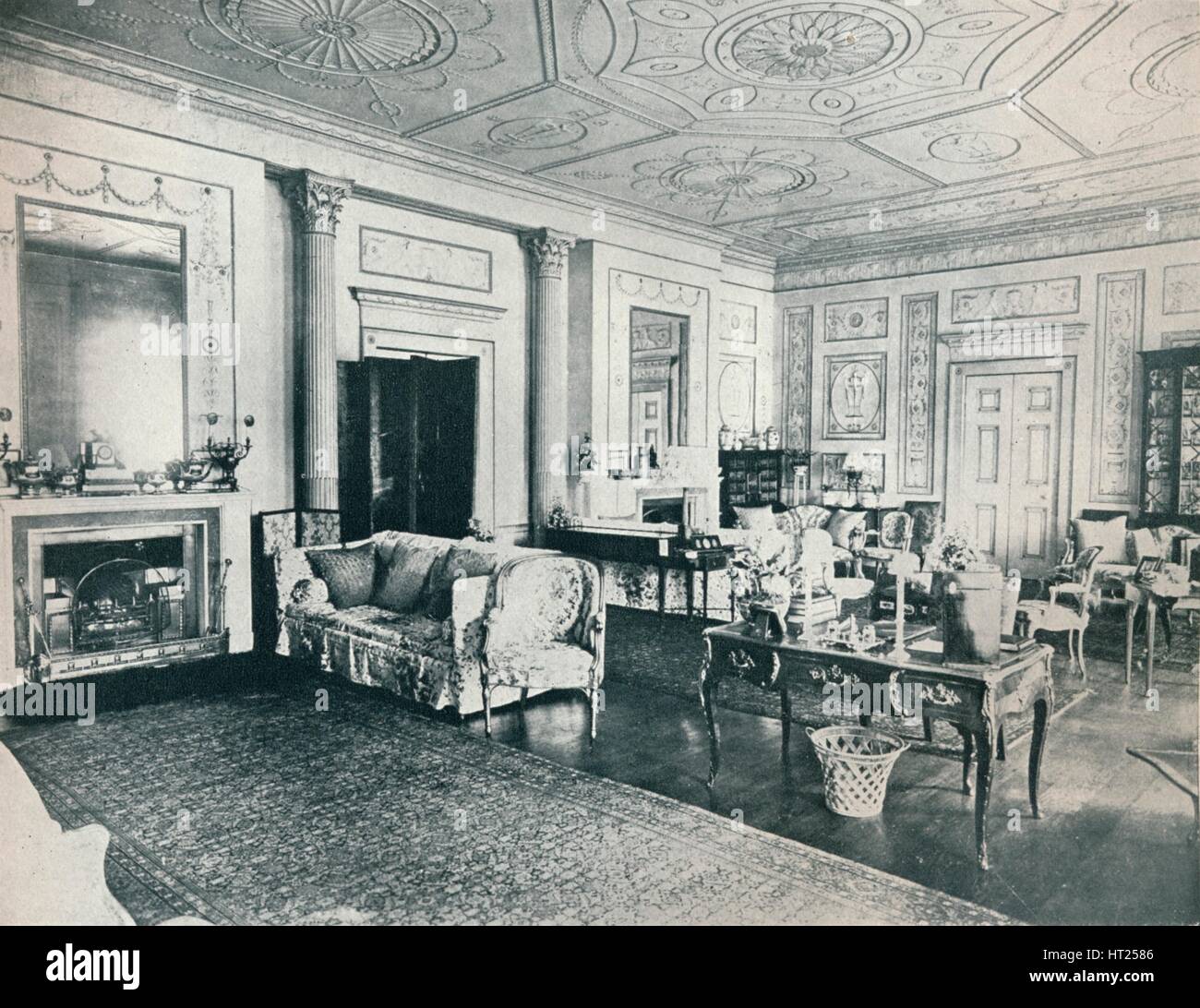 'The Adam Salon, Stoke Edith', c1909. Artist: Unknown Stock Photo - Alamy