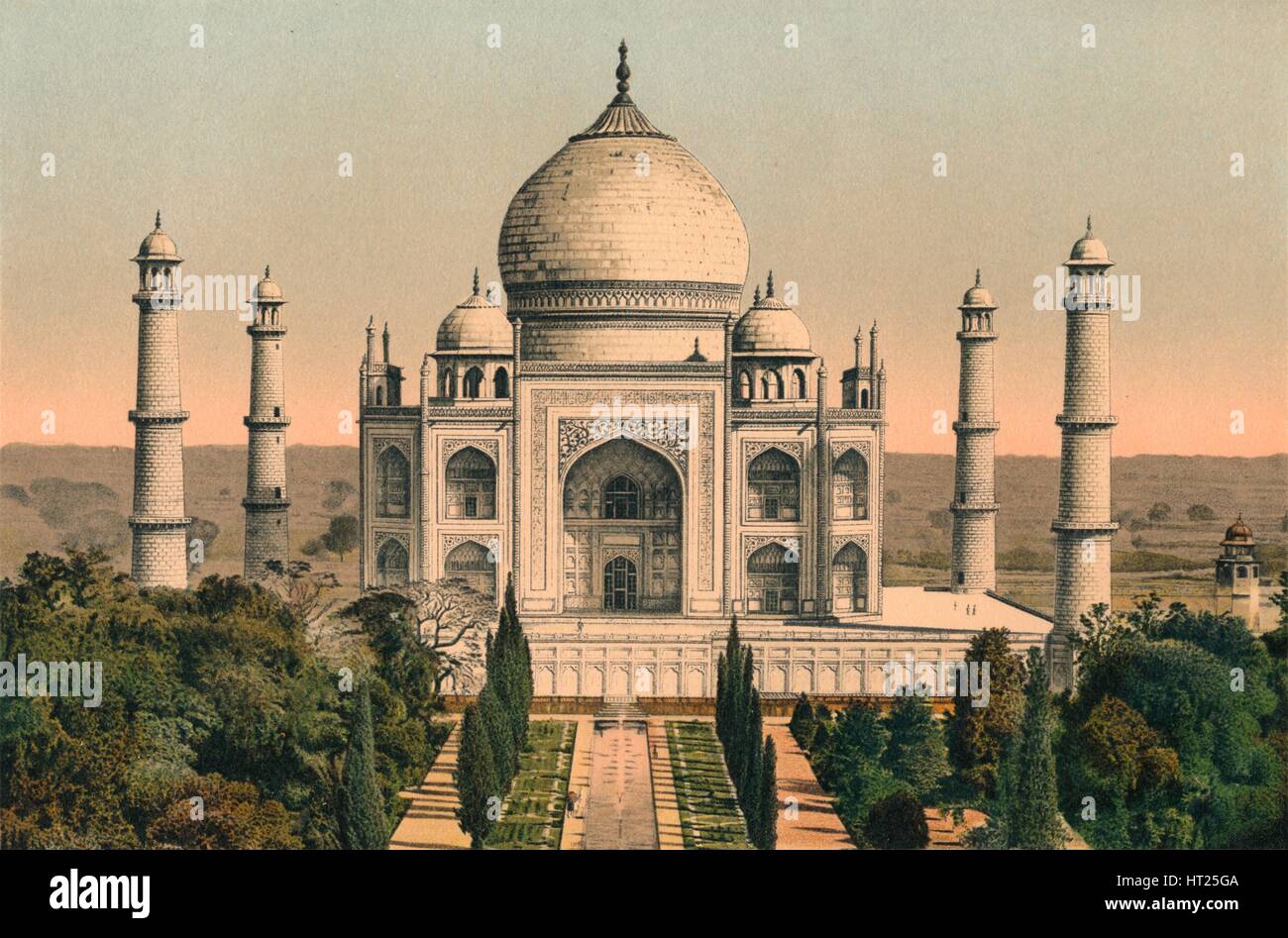 'The Taj Mahal at Agra', c1895, (1904). Artist: Unknown Stock Photo - Alamy