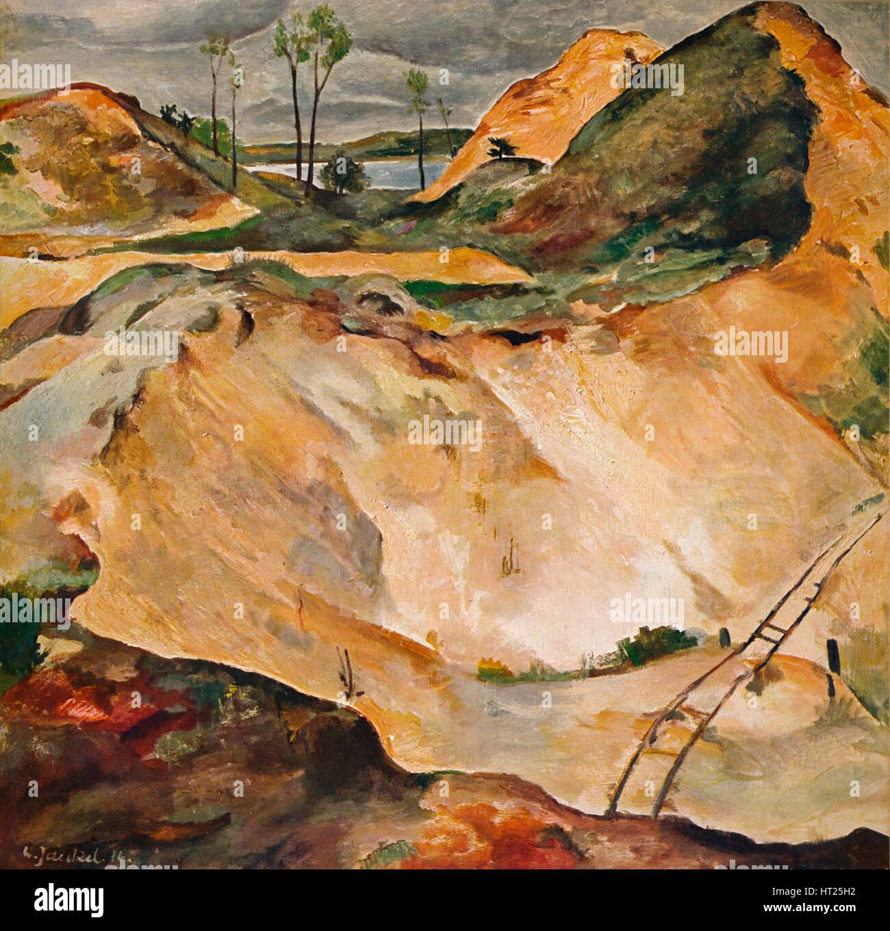 'The Sandpit', c1921. Artist: Willy Jaeckel Stock Photo - Alamy