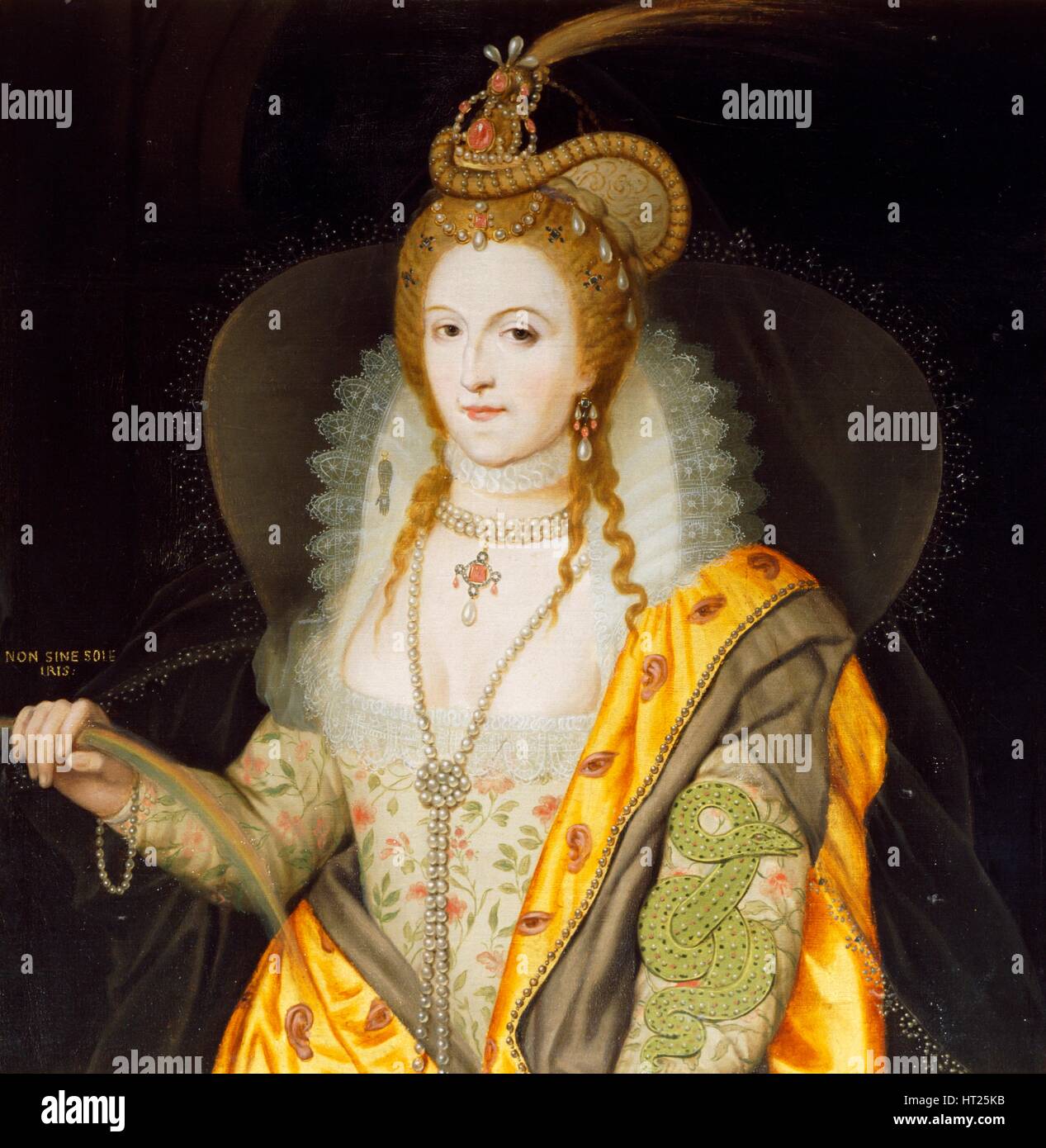 Elizabethan costume painting hi-res stock photography and images - Alamy