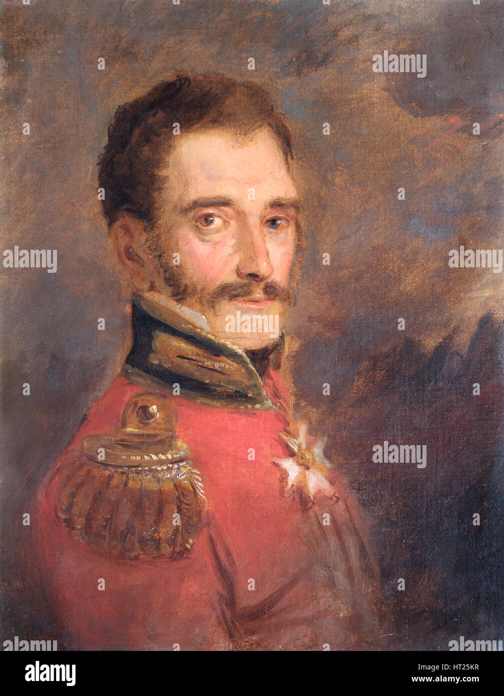 Portrait of General Sir John Elley, British soldier, 1821. Artist: Jan ...